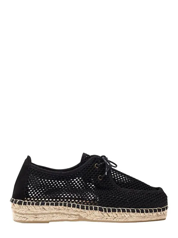 NAGUISA Txalupa Woven Espadrilles - Black