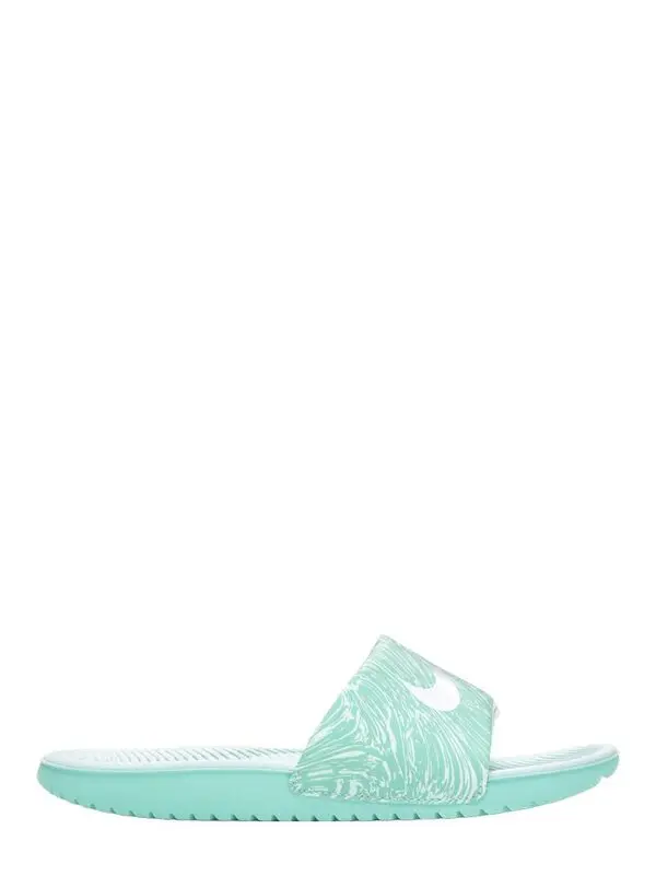 Nike Kawa Slide Print Sandals - Emerald Rise/white/igloo
