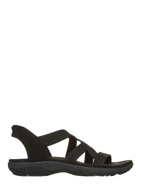 Sketchers Reggae Slim Daily Vibe Slip-on Sandals - Black