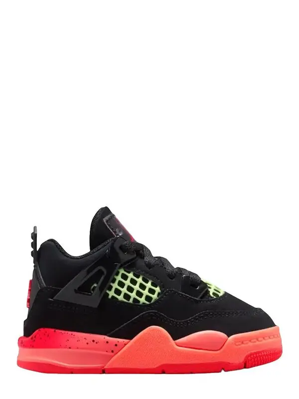 JORDAN 4 Retro "barely Volt - Black/infrared 23/bright Mango