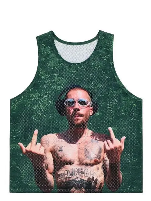 SKYLRK Graphic Print Tank - Multicolor