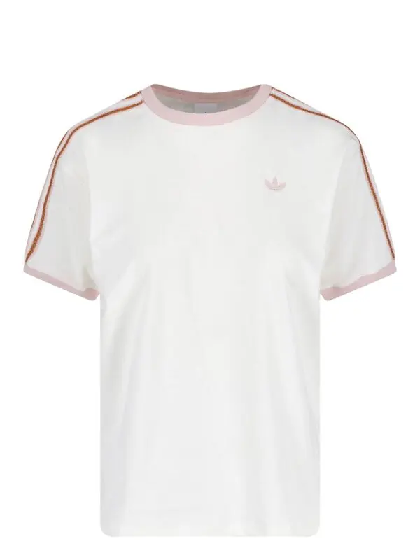 Adidas Cotton "ruffle" T-shirt - White