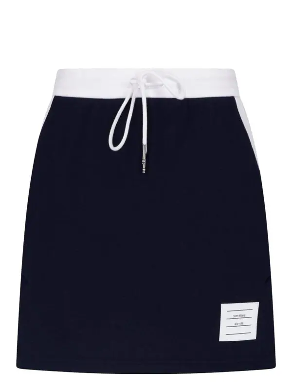 Thom Browne 4-bars" Mini Skirt - Blue