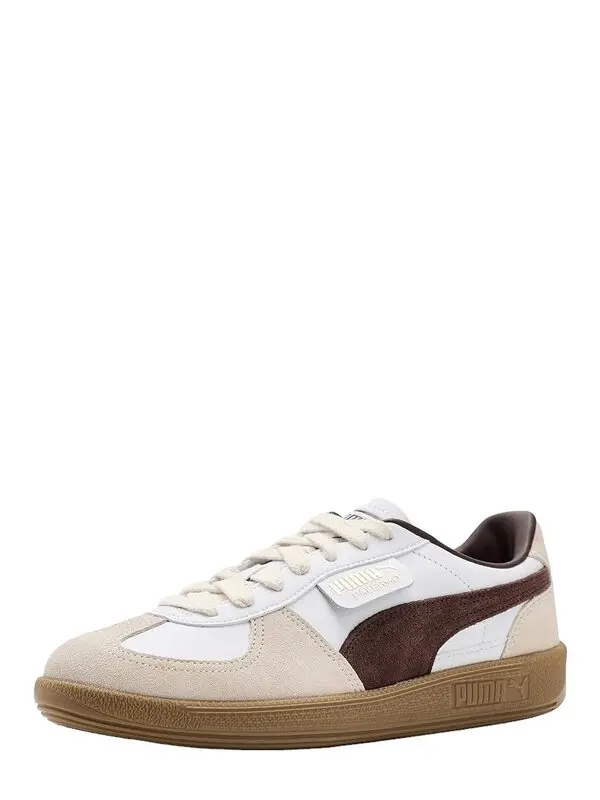 PUMA Palermo Leather Lace-up Sneakers - Brown