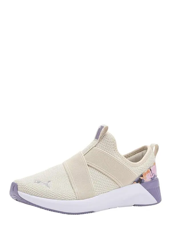 PUMA Softride Harli Slip-on Floral Sneakers - Bone