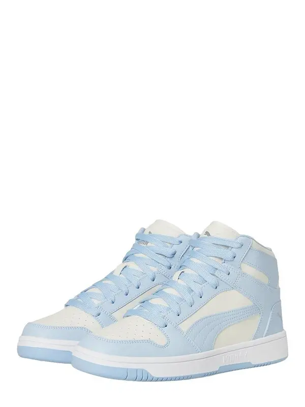 PUMA Rebound Layup Mid Top Lace Up Sneakers - Blue