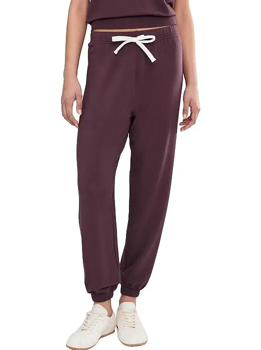 Splits59 Andie Oversized Fleece Sweatpants - Black