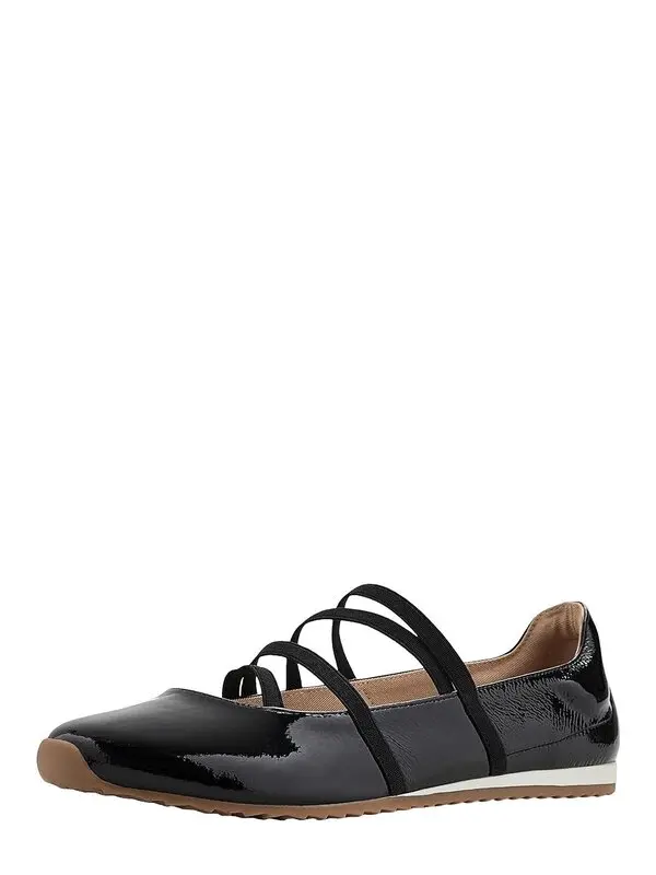 J/SLIDES NYC Ballet Flats - Black