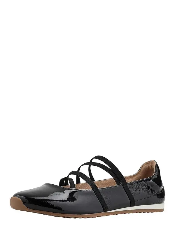 J/SLIDES NYC Ballet Flats - Black