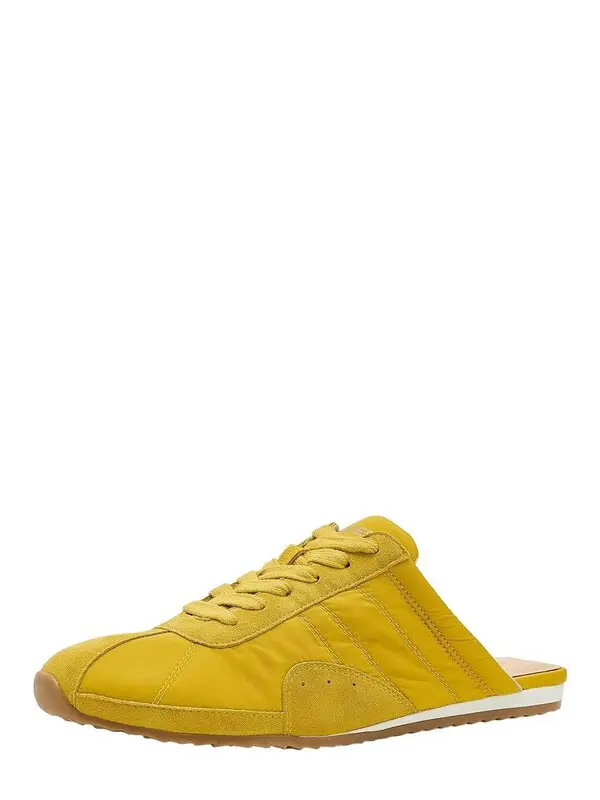 J/SLIDES NYC Pandora Mule With Lace Up Detail - Yellow