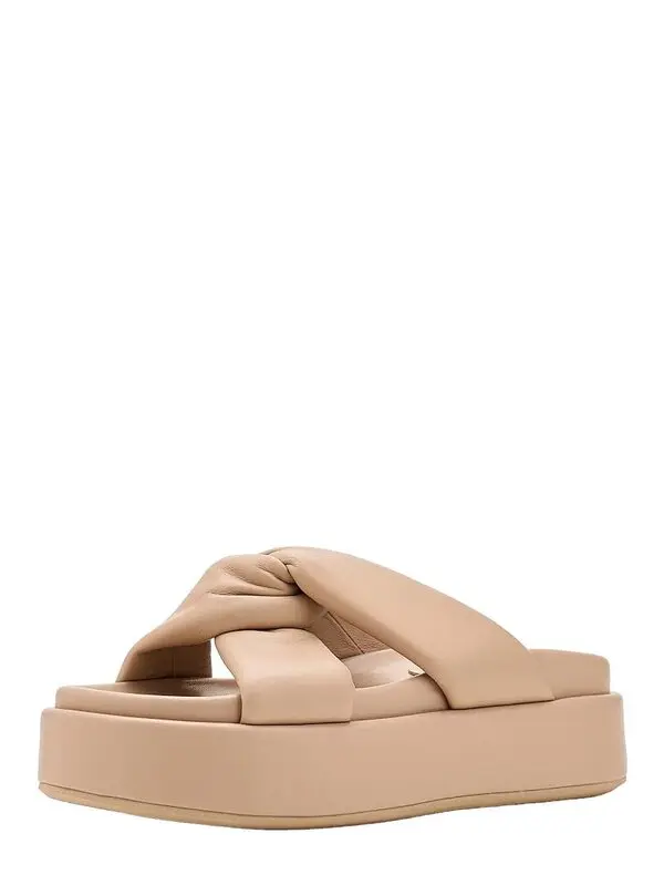 J/SLIDES NYC Yvette Platform Sandals - Bone