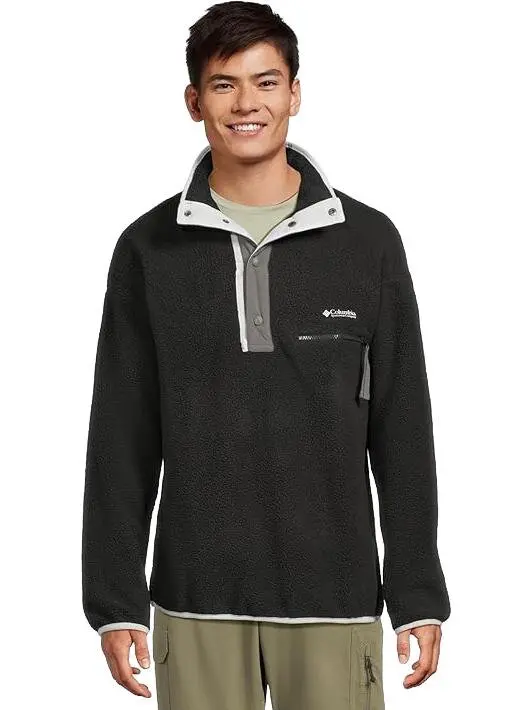 Columbia Half Snap Fleece Jacket - Black