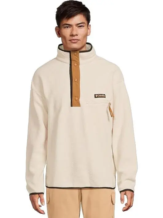 Columbia Half Snap Fleece Jacket - White