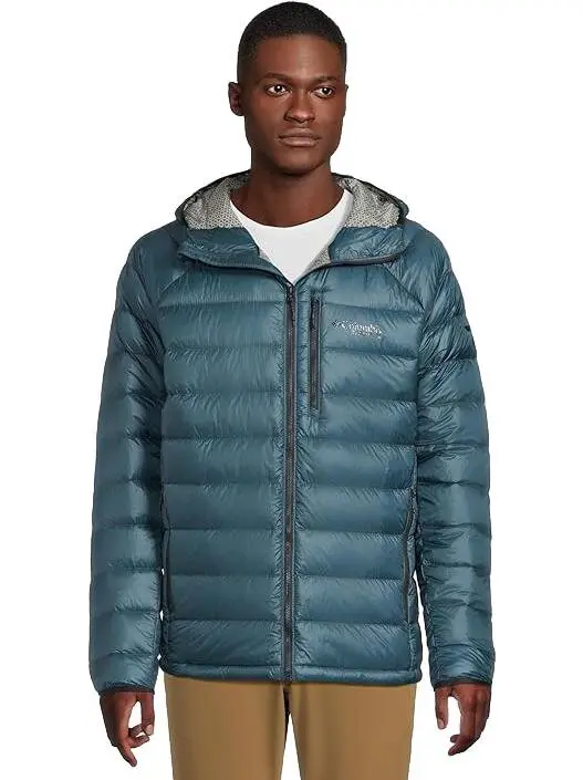 Columbia Arctic Crest Down Hooded Jacket - Blue