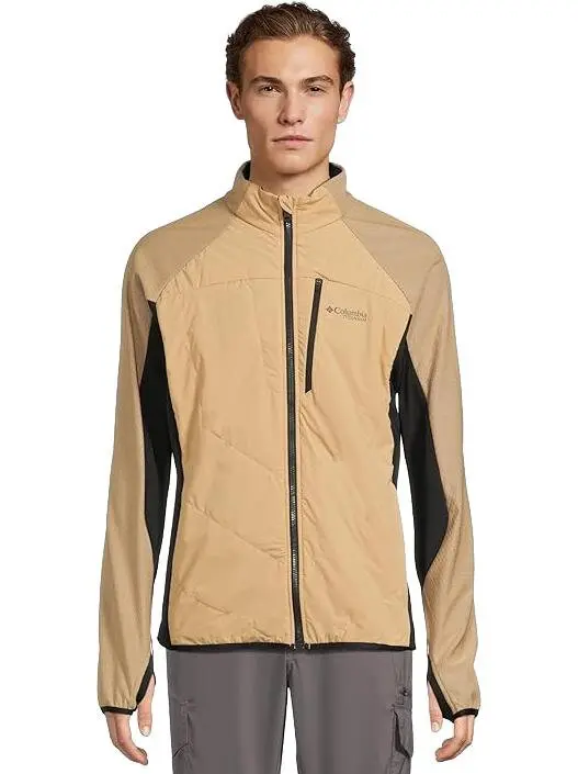 Columbia Arctic Crest Hybrid Full Zip Sweatshirt - Tan