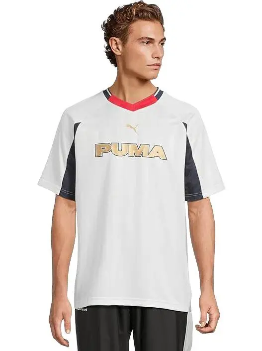 PUMA Sport Lifestyle Soccer Jersey Workout Vine - White
