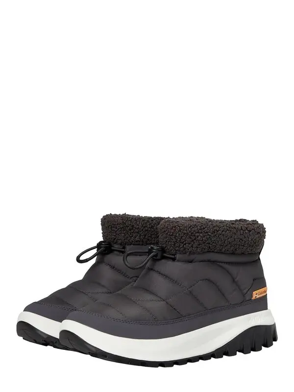 Columbia Snowtrot Shorty Boots - Shark/peach