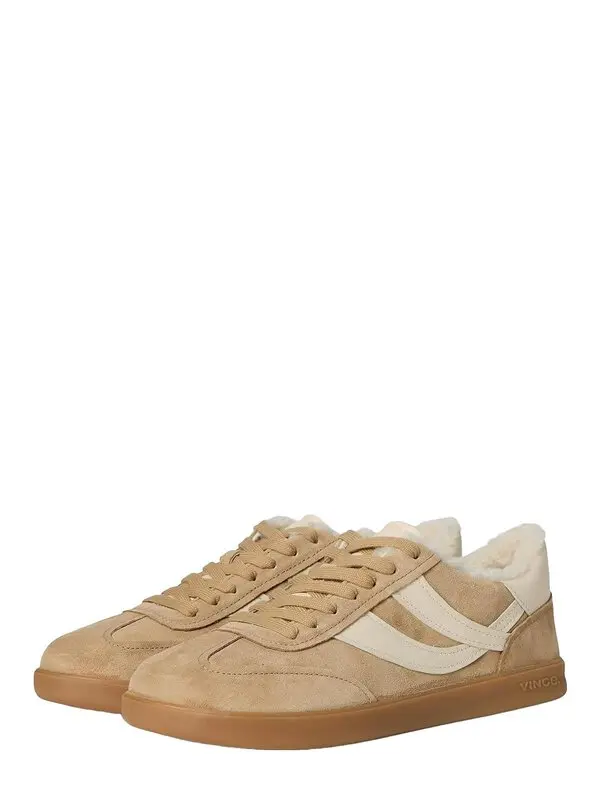 Vince Oasis Shearling Lace-up Shoes - Beige