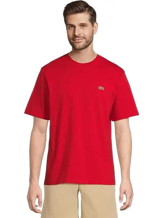 Lacoste Cotton T-shirt T Shirt - Red