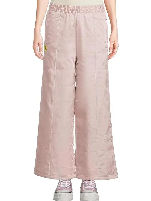 PUMA Scuderia Ferrari Premium Woven Wide-leg Pants - Pink