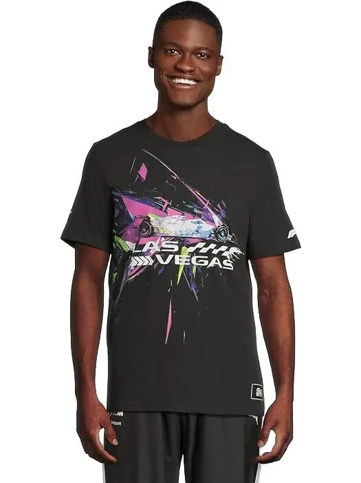 PUMA Formula 1 Graphic T-shirt Clothing Vegas Ah25 - Multi
