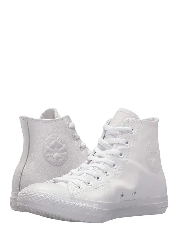 CONVERSE Chuck Taylor All Star Leather High Top Sneakers - White