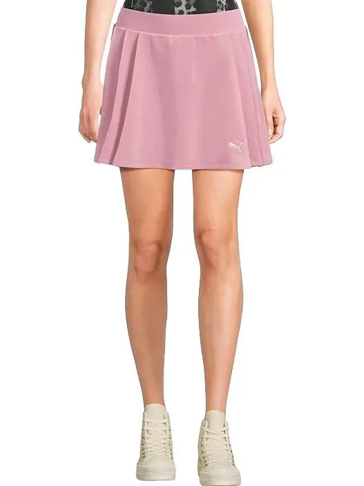 PUMA Wardrobe Essentials Pleated Skirt - Pink