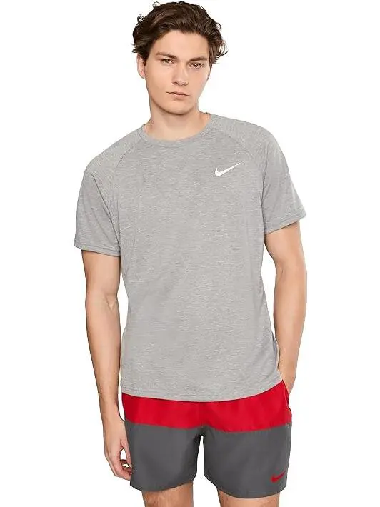 Nike Heather Short Sleeve Hydroguard - Gray
