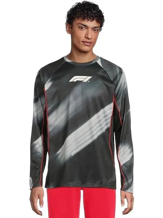 PUMA Formula 1 Long Sleeve Racing Jersey - Black