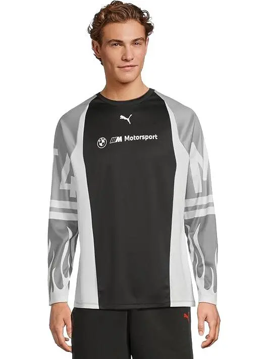 PUMA Bmw M Motorsport Long Sleeve Jersey - Black