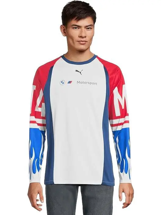 PUMA Bmw M Motorsport Long Sleeve Jersey - White