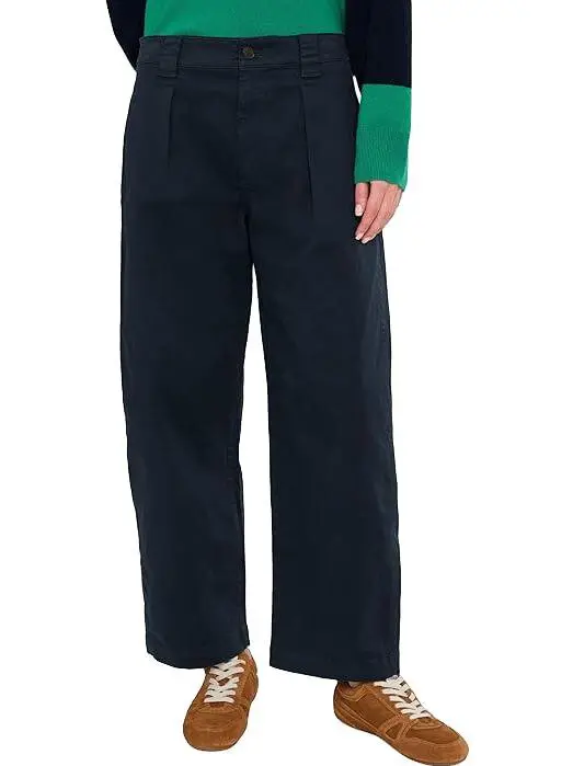 Madewell Perfect Chino Barrel Pants - Blue
