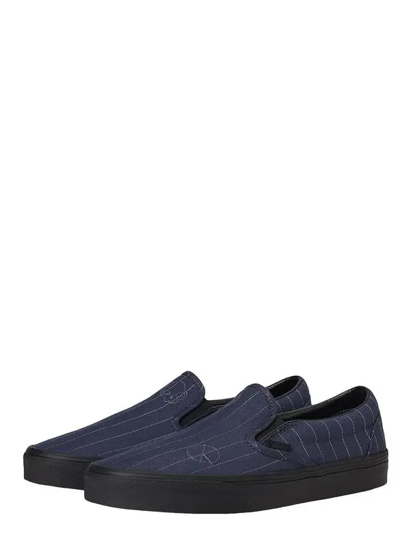 VANS Classic Slip-on Sherpa Tan - Navy