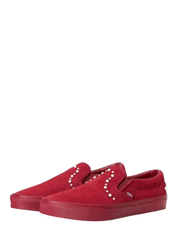 VANS Classic Slip-on Sherpa Tan - Red