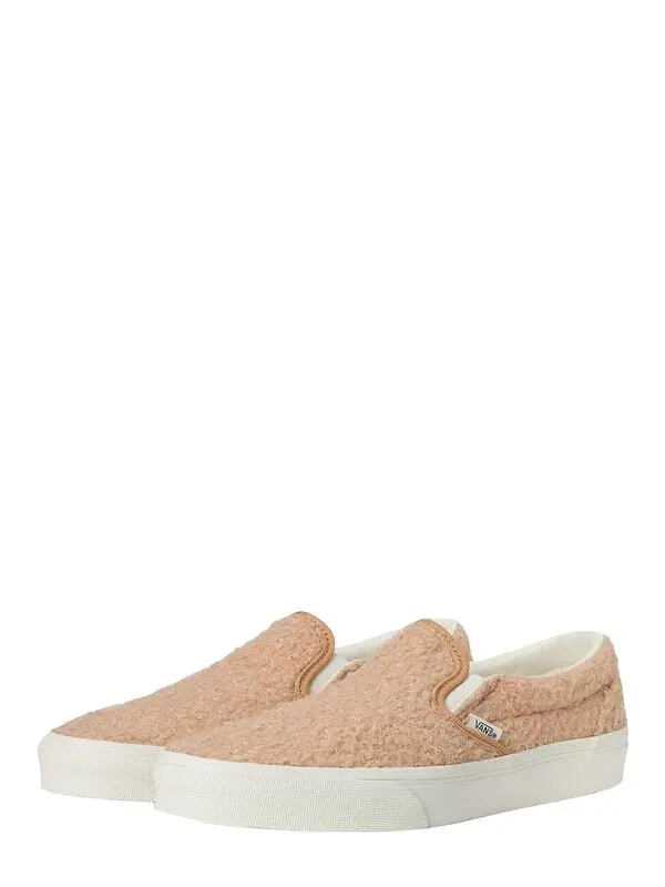 VANS Classic Slip-on Sherpa Tan - White