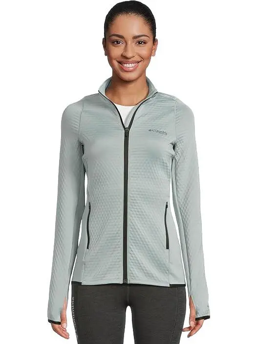 Columbia Crystal Leaf Omni-heat Helix Full Zip Jacket - Blue