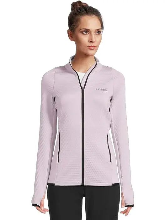 Columbia Crystal Leaf Omni-heat Helix Full Zip Jacket - Purple