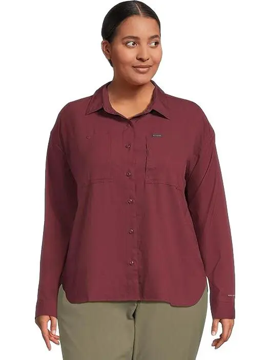 Columbia Silver Ridge Utility Long Sleeve Shirt - Brown