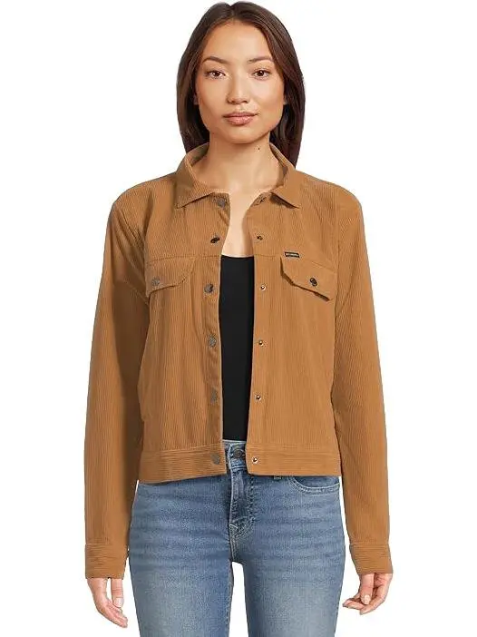 Columbia Blue Point Creek Corduroy Shirt Jacket - Brown