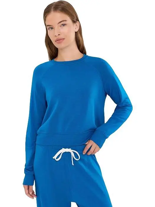 Splits59 Brooks Fleece Long Sleeve Sweatshirt - Classic Blue