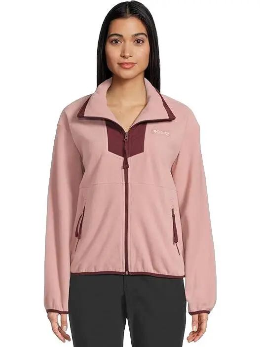 Columbia Sequoia Grove Full Zip Fleece Jacket - Pink