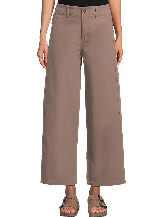 Columbia Wide Leg Casual Pants - Brown