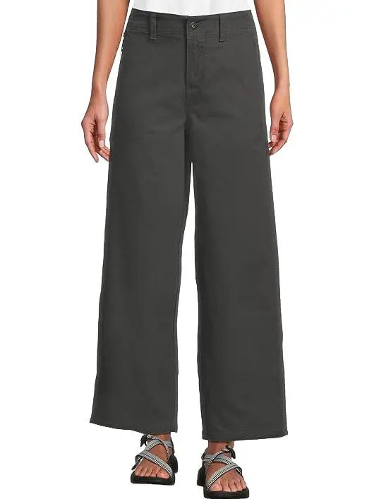 Columbia Wide Leg Casual Pants - Gray