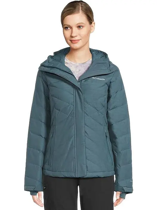 Columbia Down Hooded Jacket - Blue
