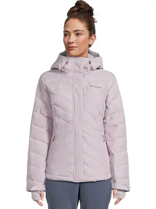 Columbia Down Hooded Jacket - Purple