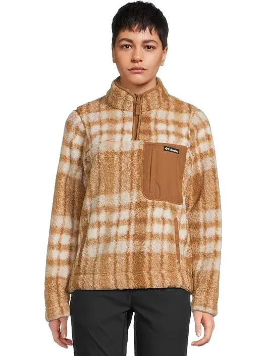 Columbia West Bend 1/4 Zip Ii Fleece Jacket - Brown