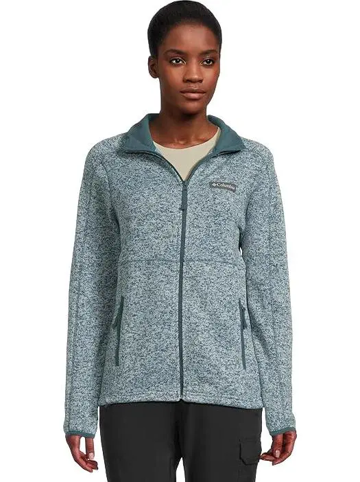 Columbia Fleece Full Zip Sweater - Gray
