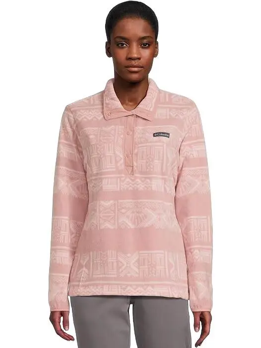 Columbia Benton Springs Printed 1/2 Snap - Pink