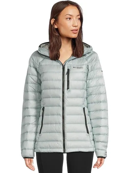 Columbia Arctic Crest Down Hooded Jacket - Blue