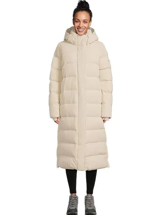Columbia Amaze Puff Long Hooded Jacket - Tan